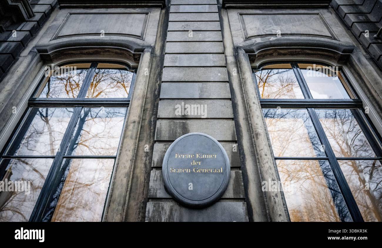 THE HAGUE - The First Chamber of the States General, known as the ...