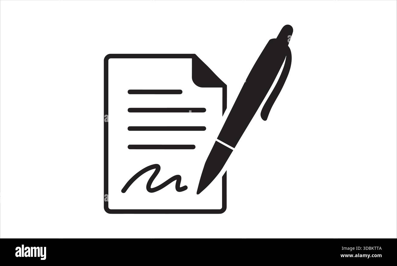 Form paper document line Stock Vector Images - Alamy