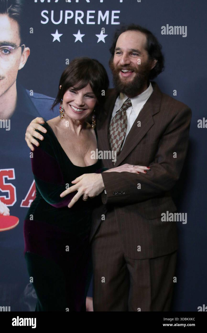 NEW YORK, NY- DECEMBER 16: Fran Drescher and Josh Safdie at A24's ...