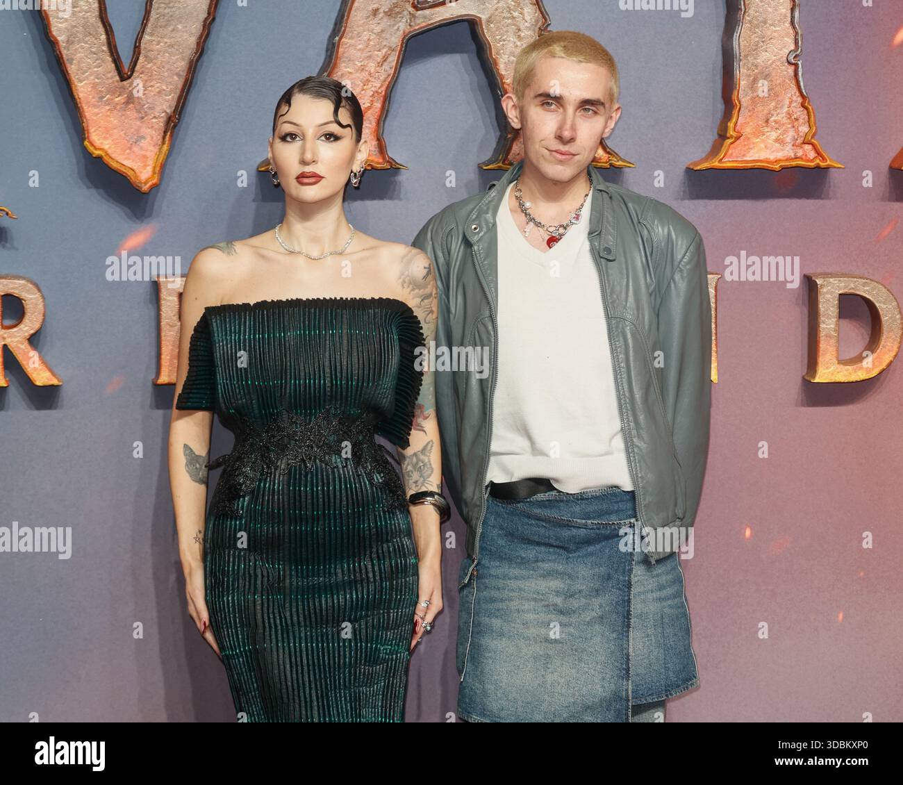 Eve Lily Parsley (L) attend the UK Premiere of 'Avatar: Fire and Ash ...