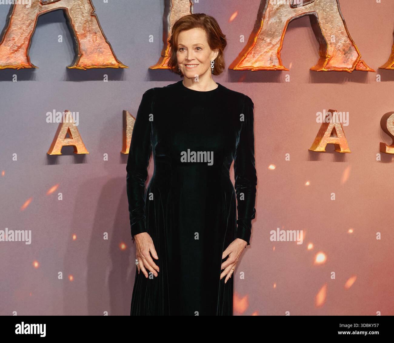 Sigourney Weaver attends the UK Premiere of 'Avatar: Fire and Ash' held ...