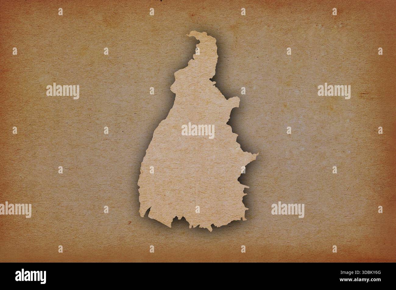 Accurate and detailed map of Tocantins on grunge paper Stock Photo - Alamy