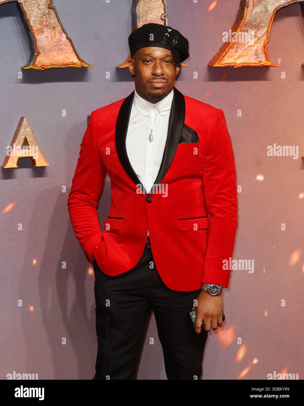 Michael Ajih attends the UK Premiere of 'Avatar: Fire and Ash' held at ...