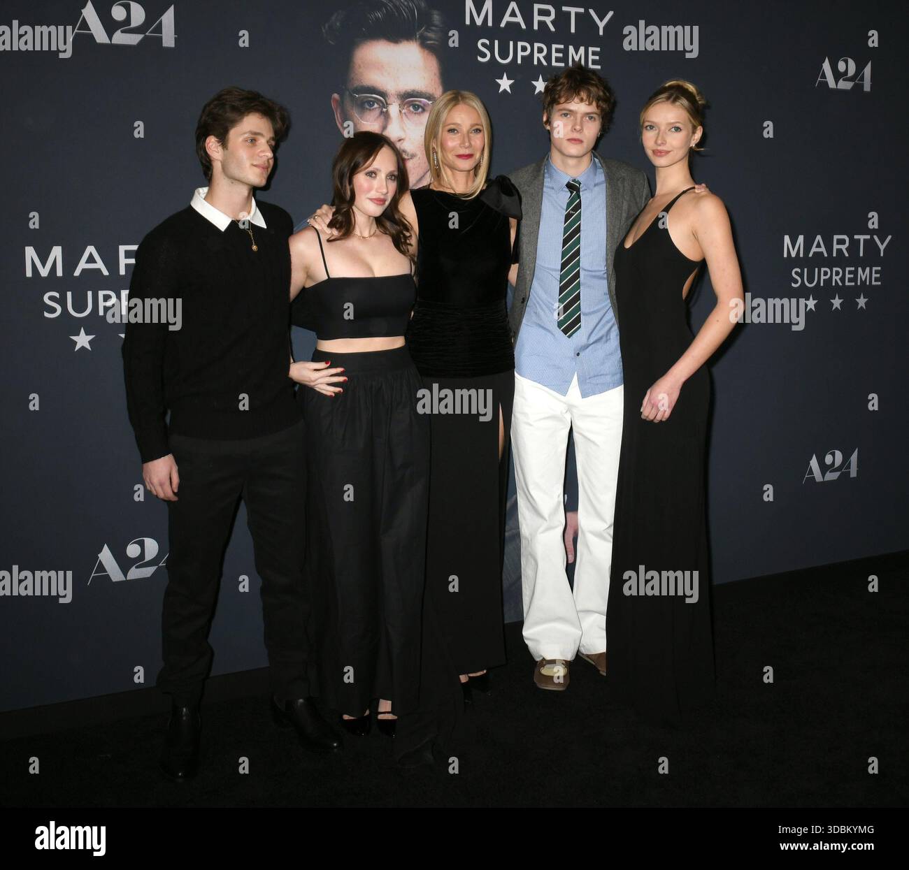 Guests, Gwyneth Paltrow, Moses Martin, Apple Martin at arrivals for ...