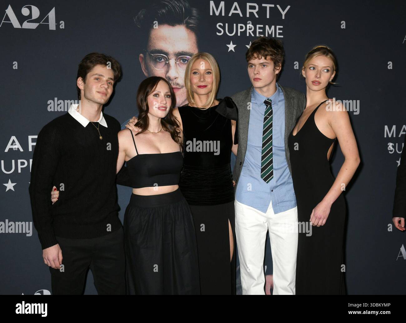 Guests, Gwyneth Paltrow, Moses Martin, Apple Martin at arrivals for ...