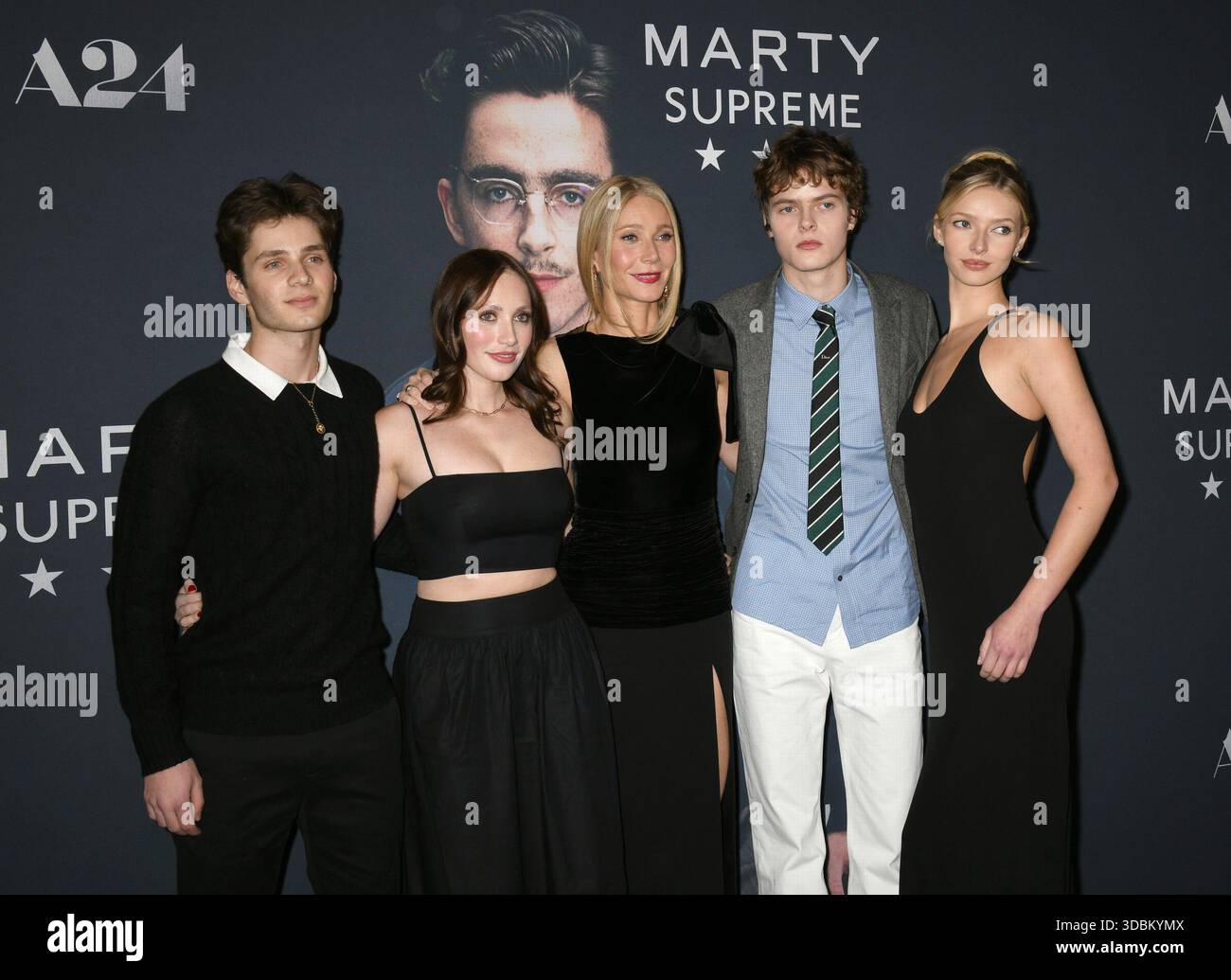 Guests, Gwyneth Paltrow, Moses Martin, Apple Martin at arrivals for ...