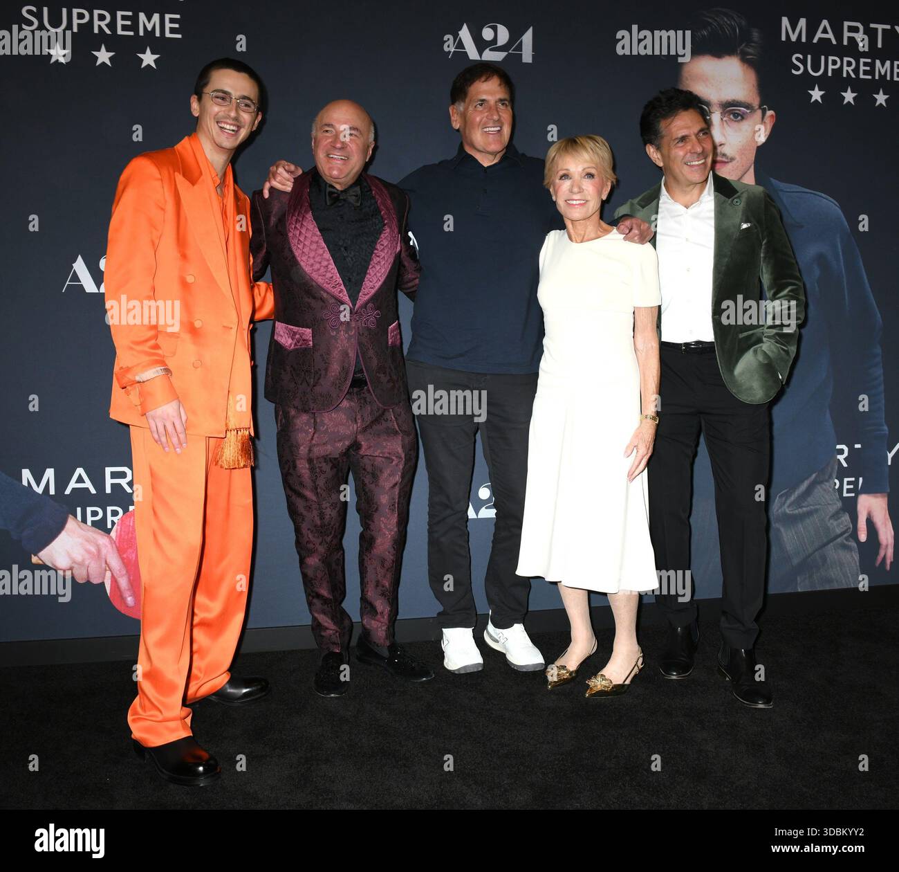 Timothée Chalamet, Kevin O'Leary, Mark Cuban, Barbara Corcoran, Daniel ...