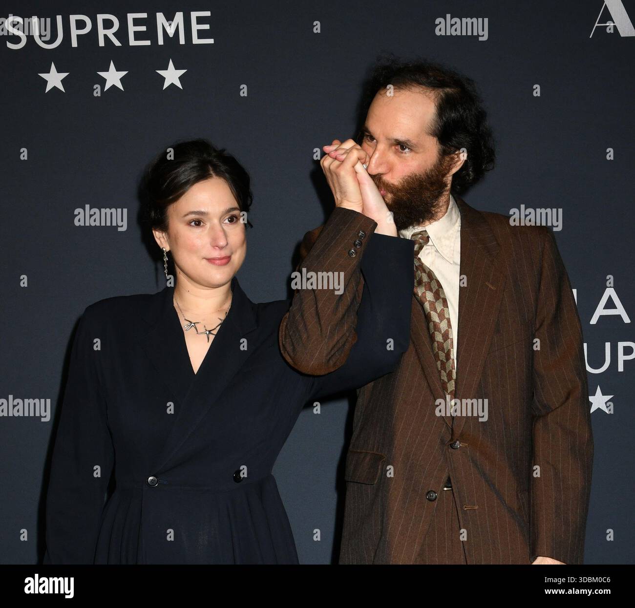 Sara Rossein, Josh Safdie at arrivals for MARTY SUPREME Screening ...
