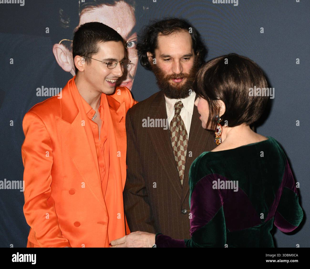 Timothée Chalamet, Josh Safdie, Fran Drescher at arrivals for MARTY ...