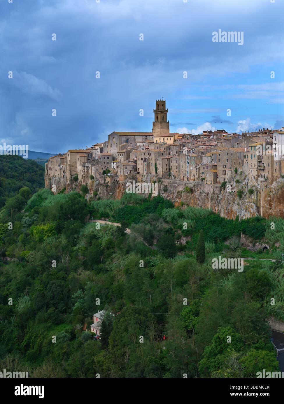 Pitigliano Tuscany Italy A Historic Clifftop Medieval Town Of Tuff