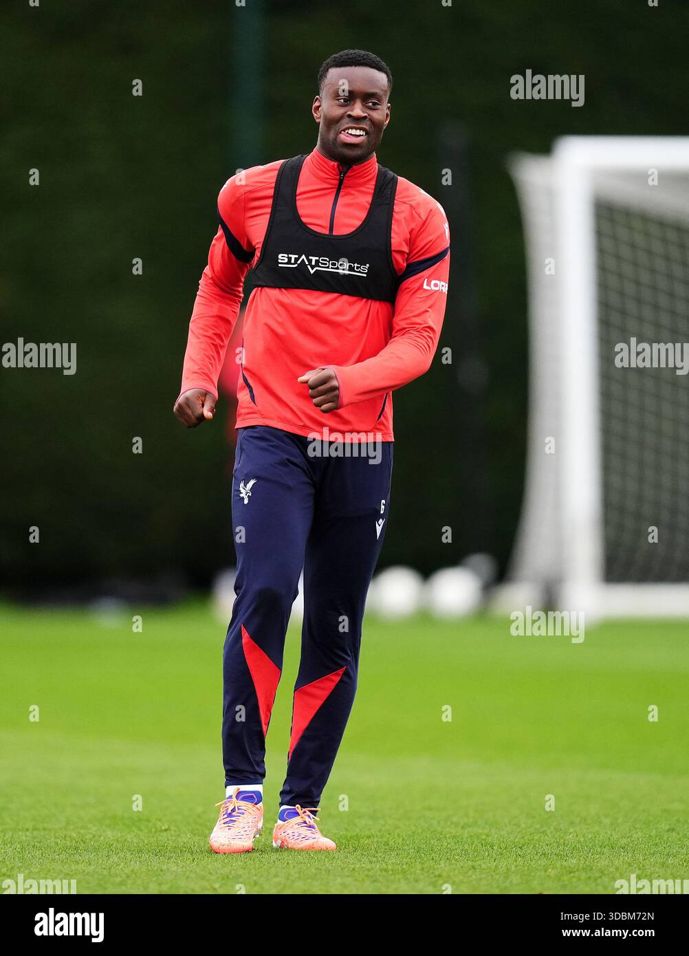 Crystal Palace's Marc Guehi during a training session at the Crystal Palace Training Ground ...