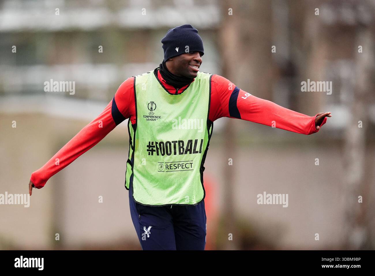 Crystal Palace's Jean-Philippe Mateta during a training session at the ...