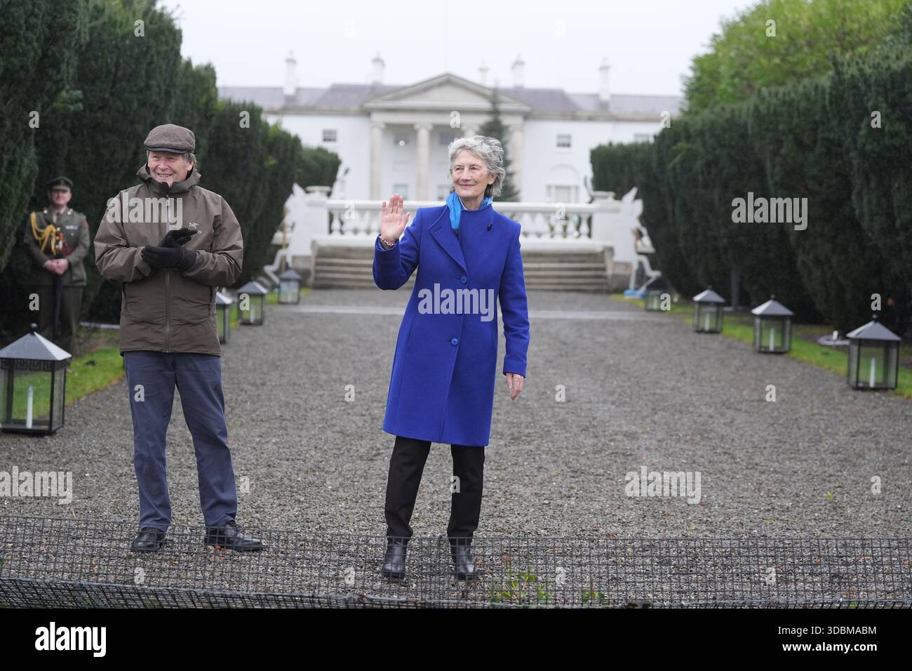 President Catherine Connolly and her husband Brian McEnery on the ...