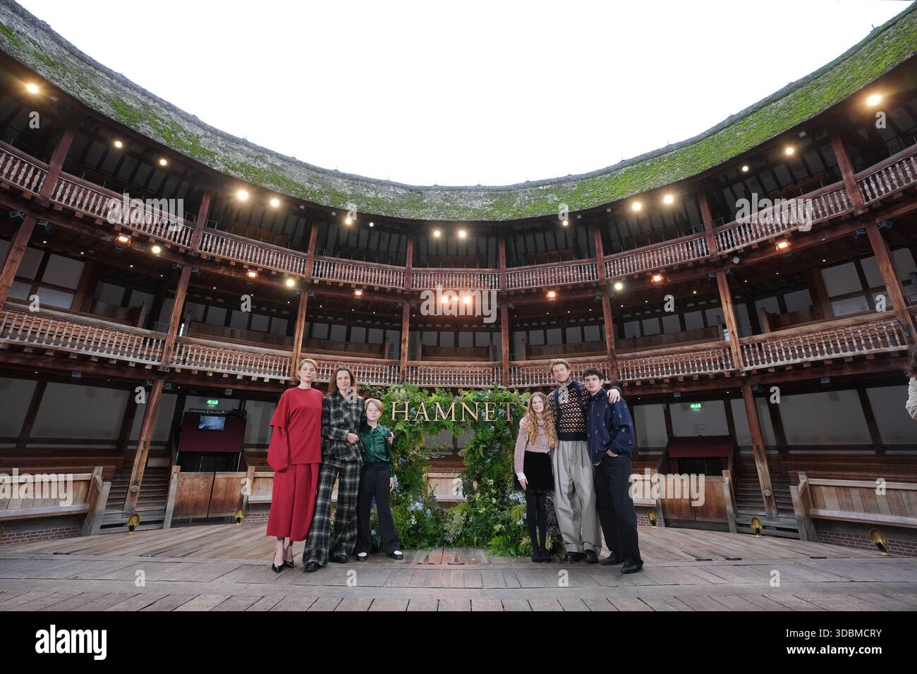 (left to right) Jessie Buckley, Emily Watson, Jacobi Jupe, Olivia Lynes ...