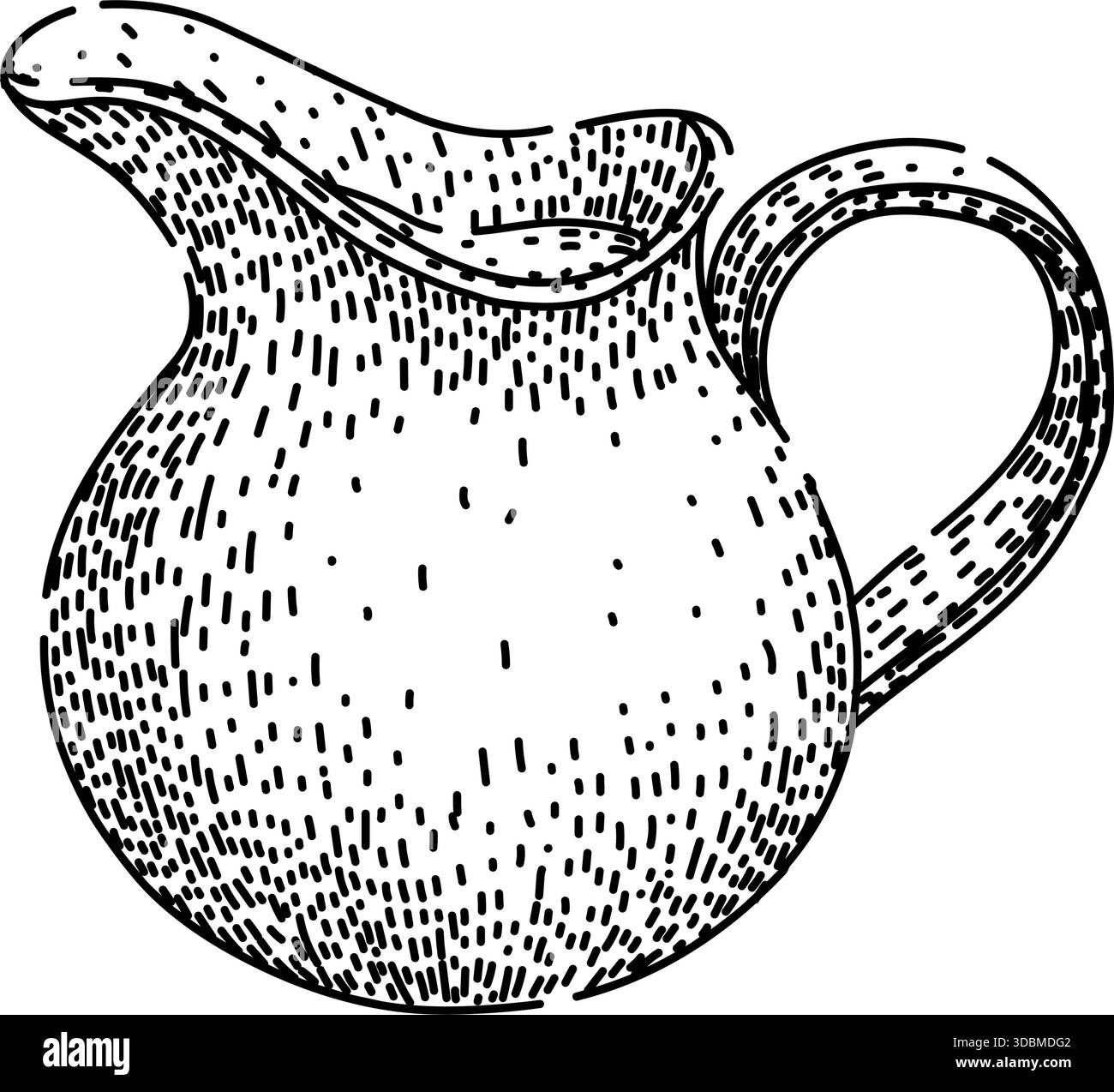 Hand drawing traditional jug Cut Out Stock Images & Pictures - Alamy