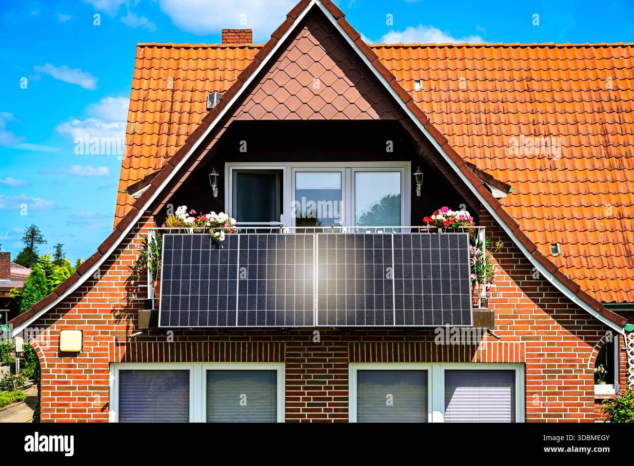 Solar balcony power plant hi-res stock photography and images - Alamy