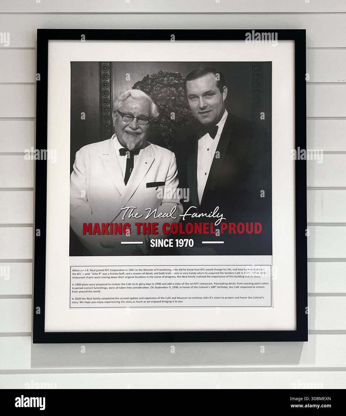 Colonel Harland Sanders Cafe and Museum in Corbin Kentucky Stock Photo ...