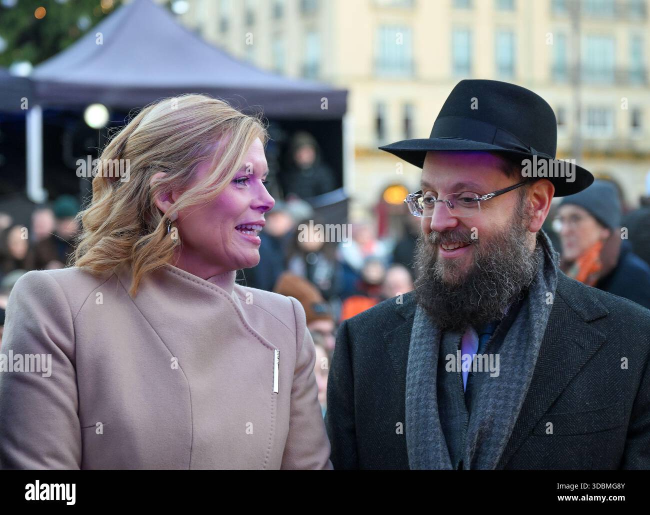 17 December 2025, Berlin: Bundestag President Julia Klöckner (CDU, l ...