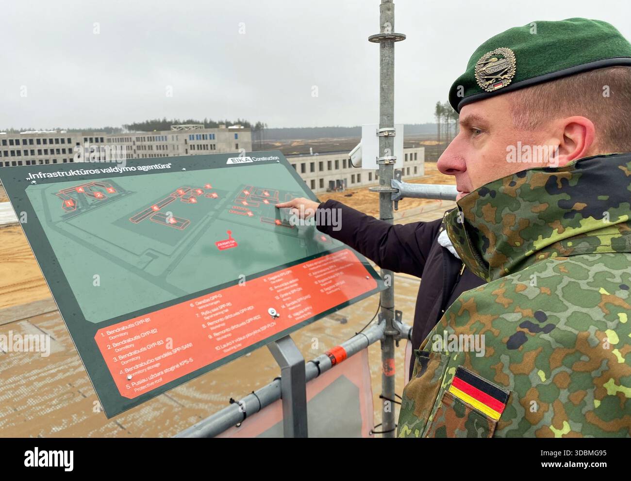 17 December 2025, Lithuania, Rudninkai: General Christoph Huber ...