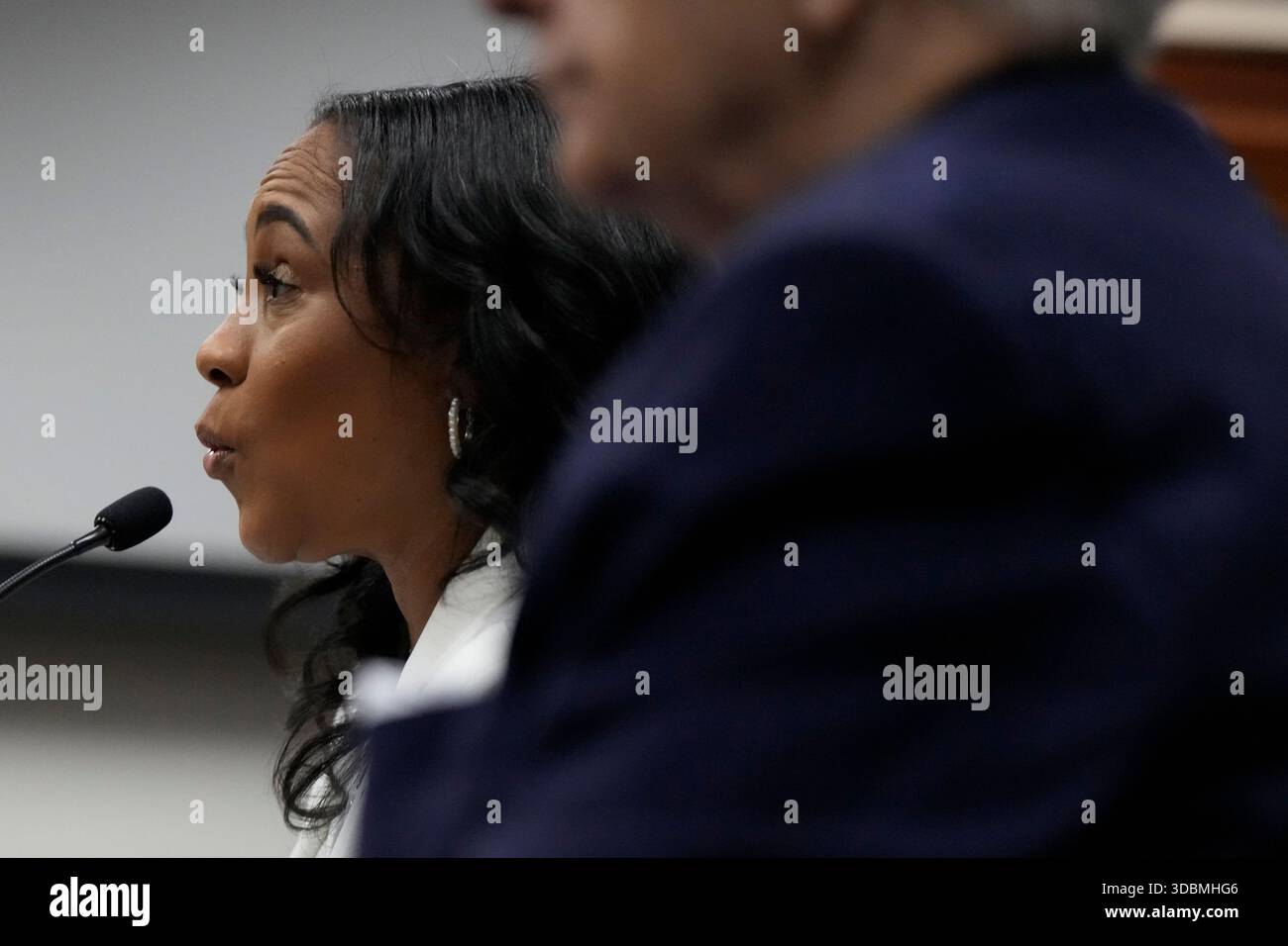 Fulton County District Attorney Fani Willis is seen at the Georgia ...