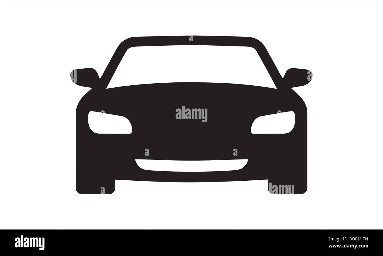 Front view modern parking Stock Vector Images - Alamy