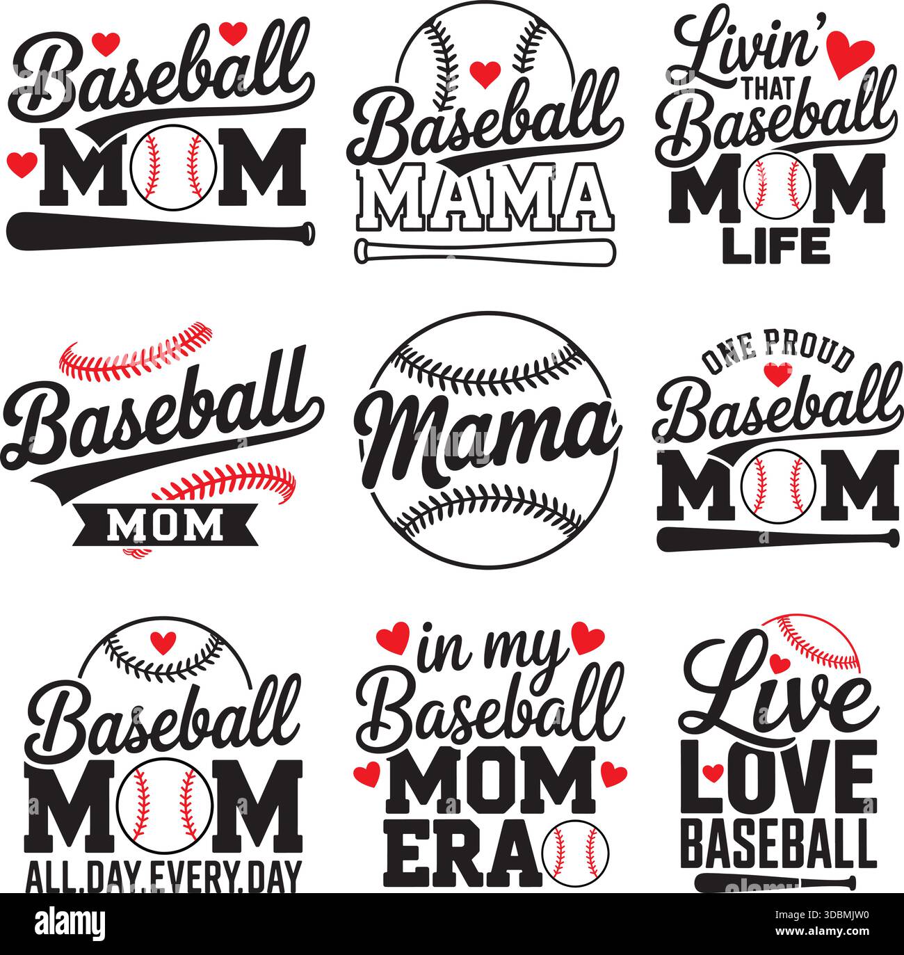 Baseball SVG Bundle Icons and Vectors Stock Vector Image & Art - Alamy