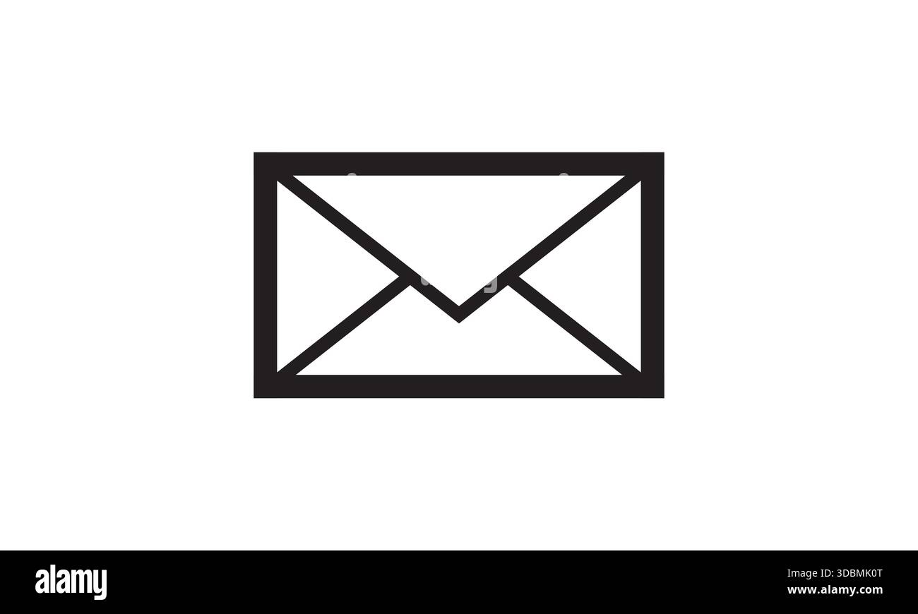 Envelope mail alert symbol Stock Vector Images - Alamy