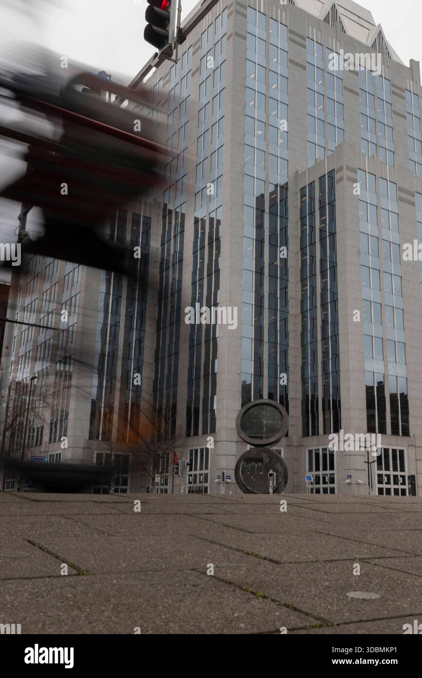 The Euroclear building in the Belgian capital, which houses frozen ...