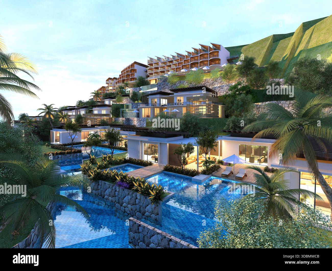 Modern glass residential buildings hi-res stock photography and images ...