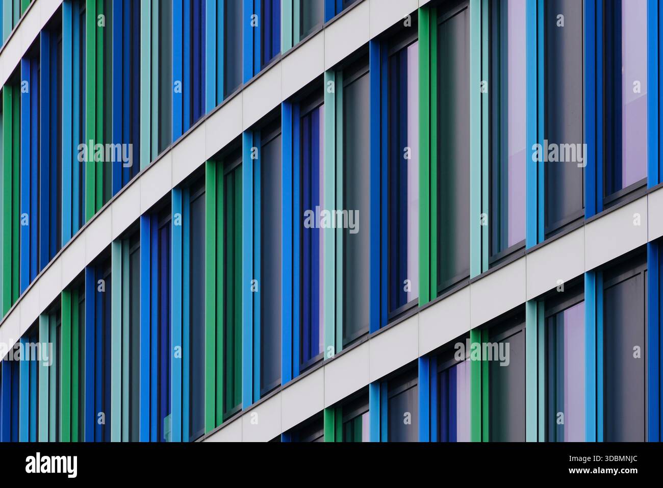 Stuttgart, Germany, Ernst & Young Headquarters facade, vertical panels ...