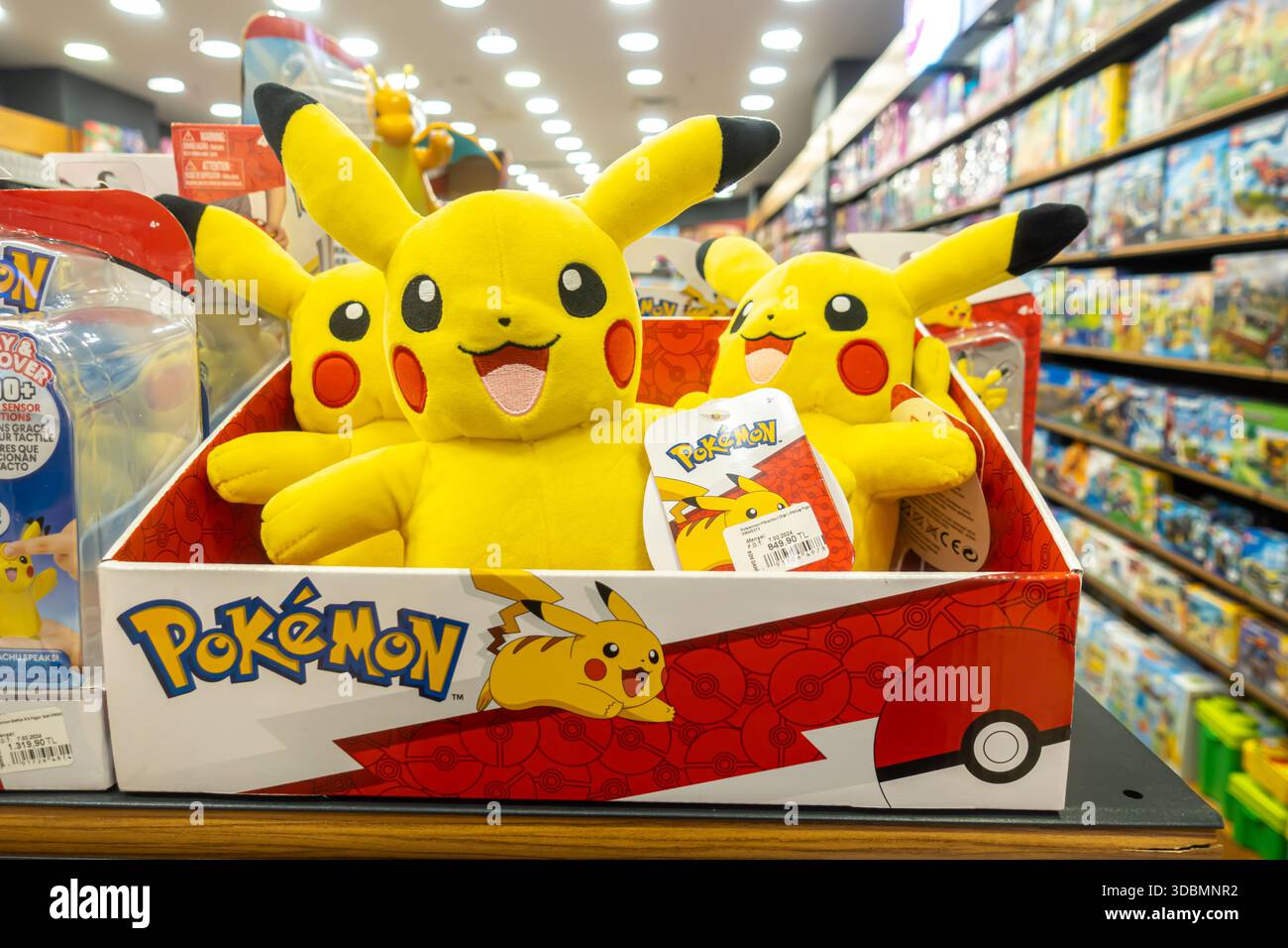 Pokemon pikachu plush toy hi-res stock photography and images - Alamy