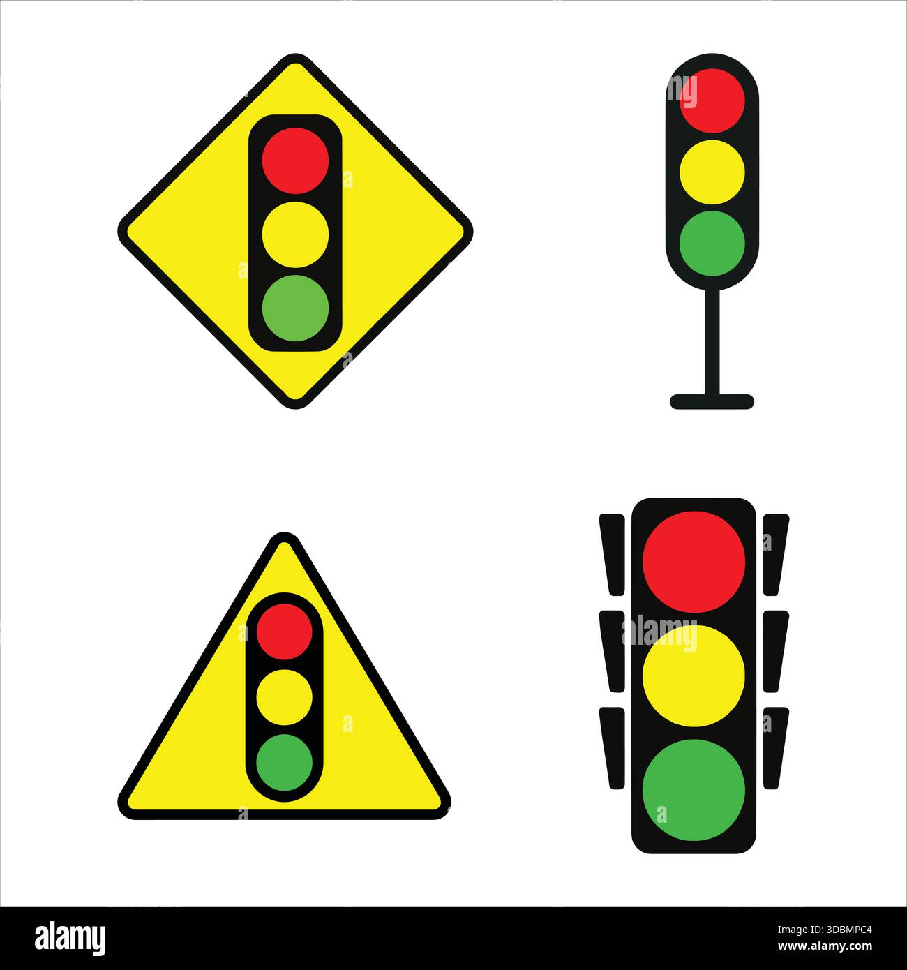 Icon collection warning symbols hi-res stock photography and images - Alamy