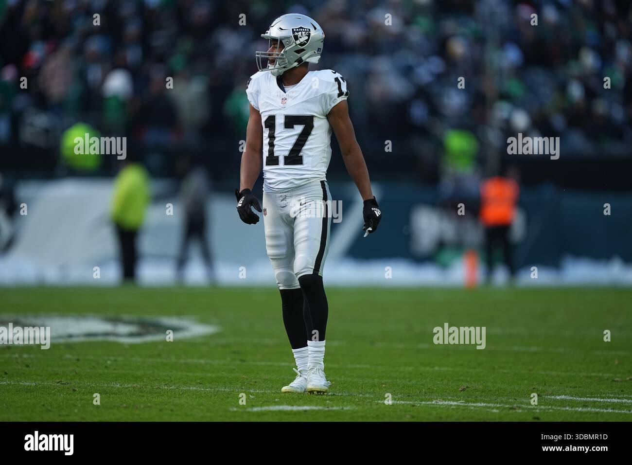 Las Vegas Raiders' Tyler Lockett in action during an NFL football game ...