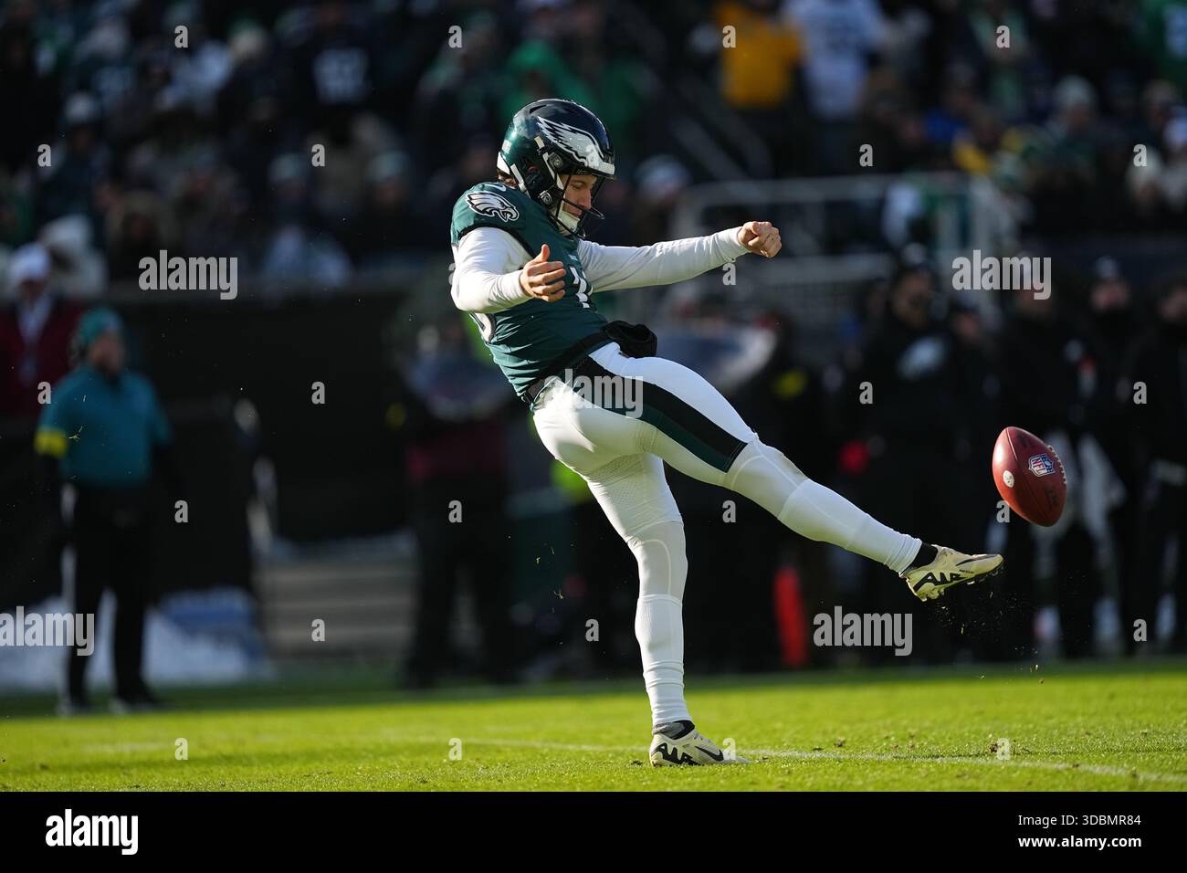 Philadelphia Eagles Punter Braden Mann In Action During An Nfl Football