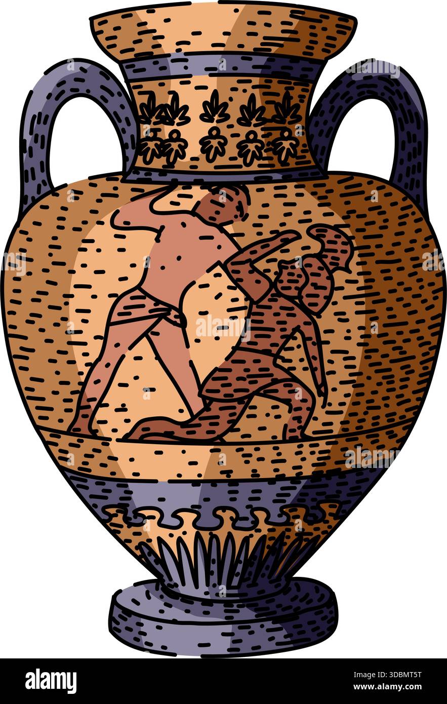 Ancient greek artifact pottery Stock Vector Images - Alamy