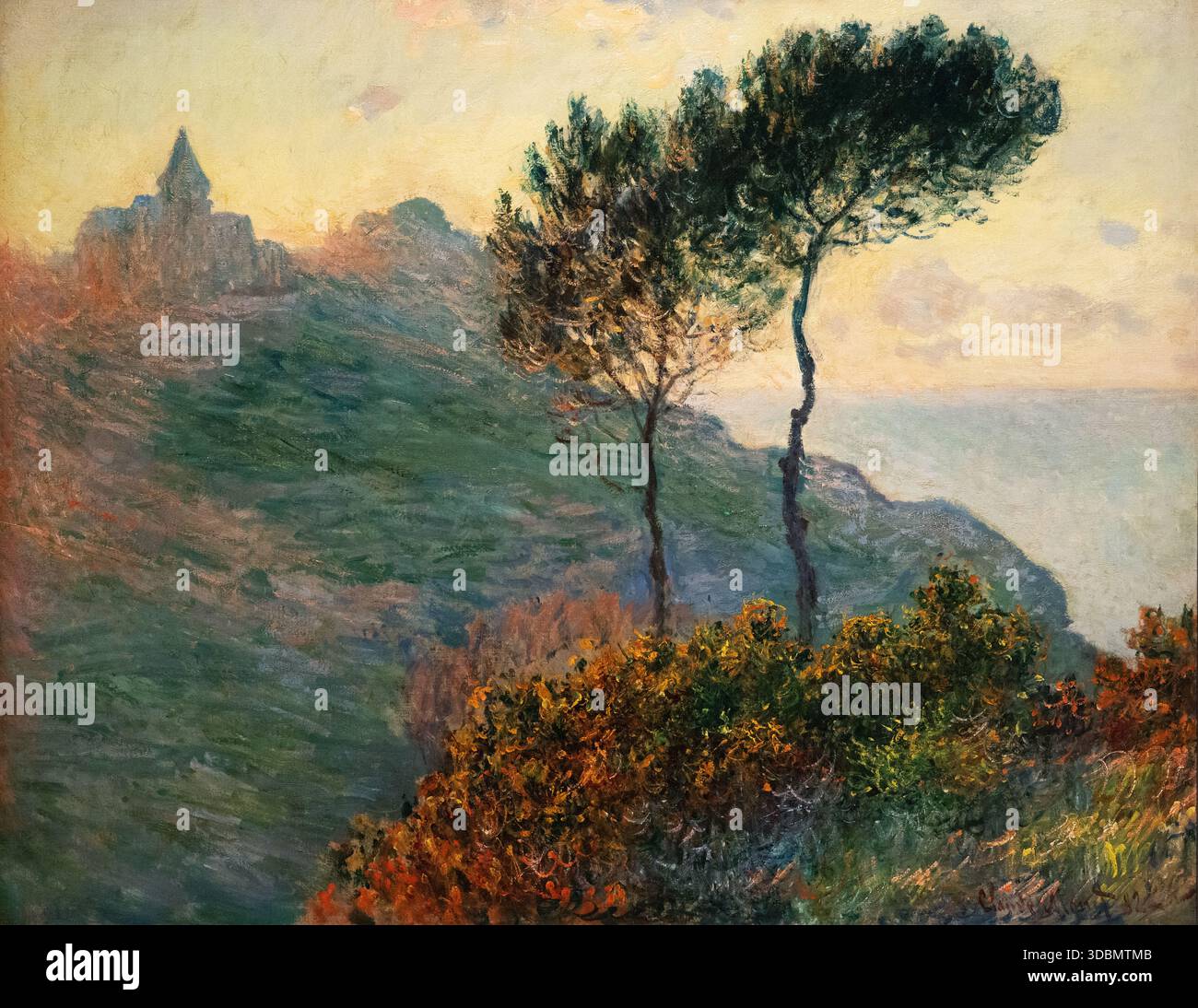 Claude monet the church at varengeville hi-res stock photography and ...