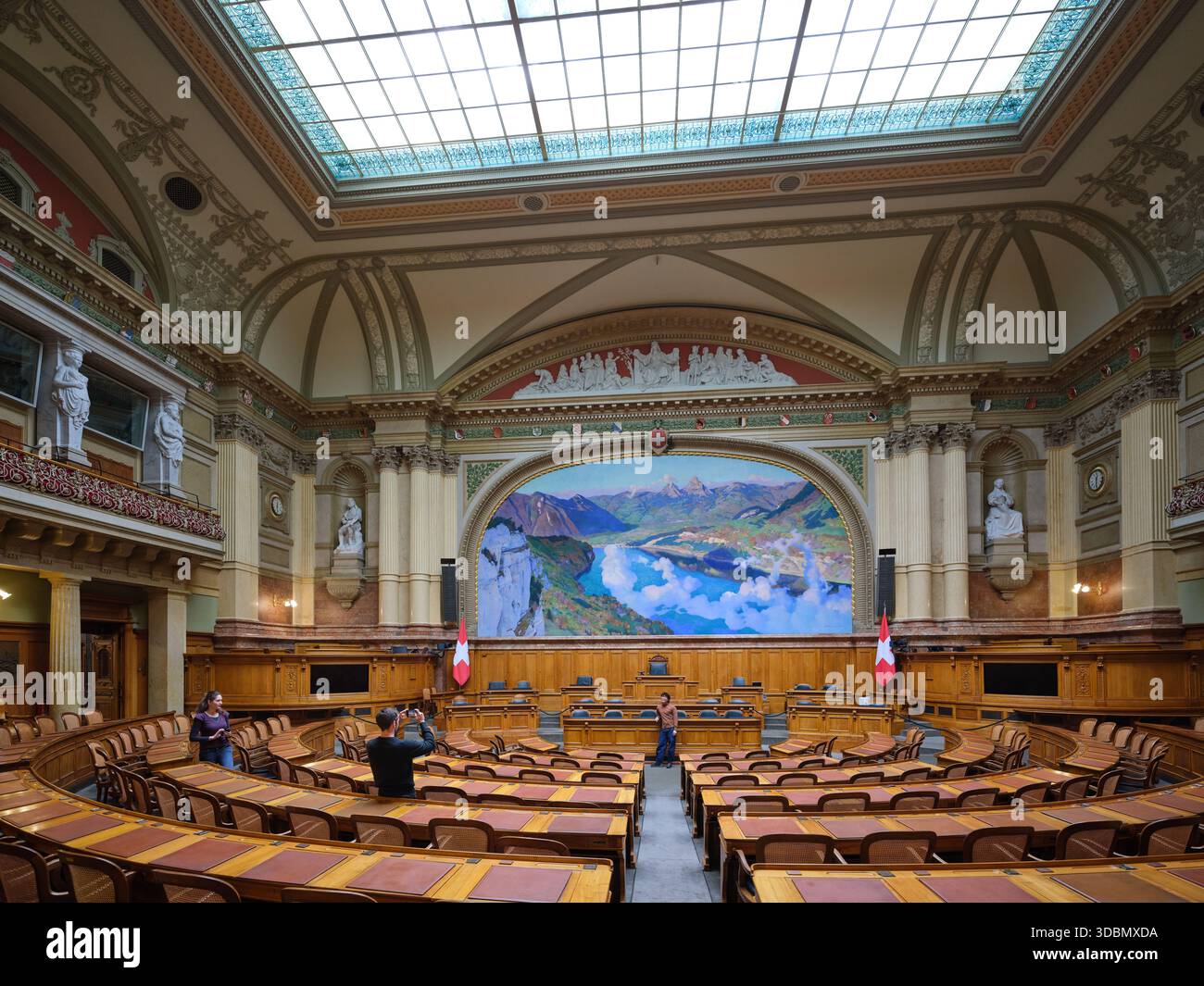Swiss parliament building (Bundeshaus) in Bern, Switzerland Stock Photo ...