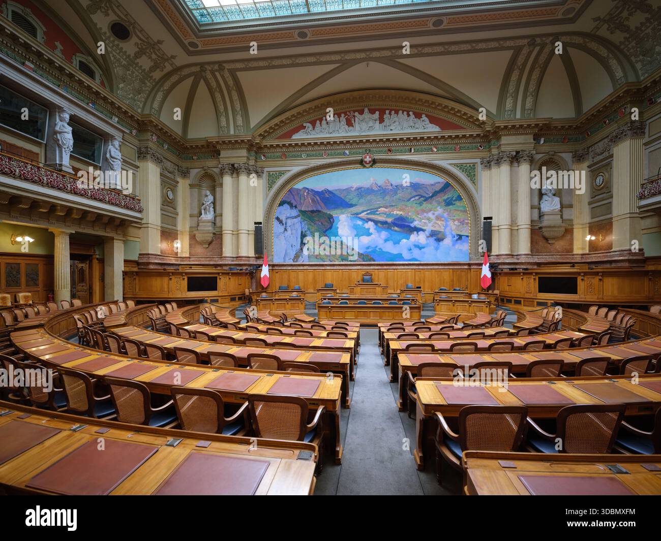 Swiss parliament building (Bundeshaus) in Bern, Switzerland Stock Photo ...