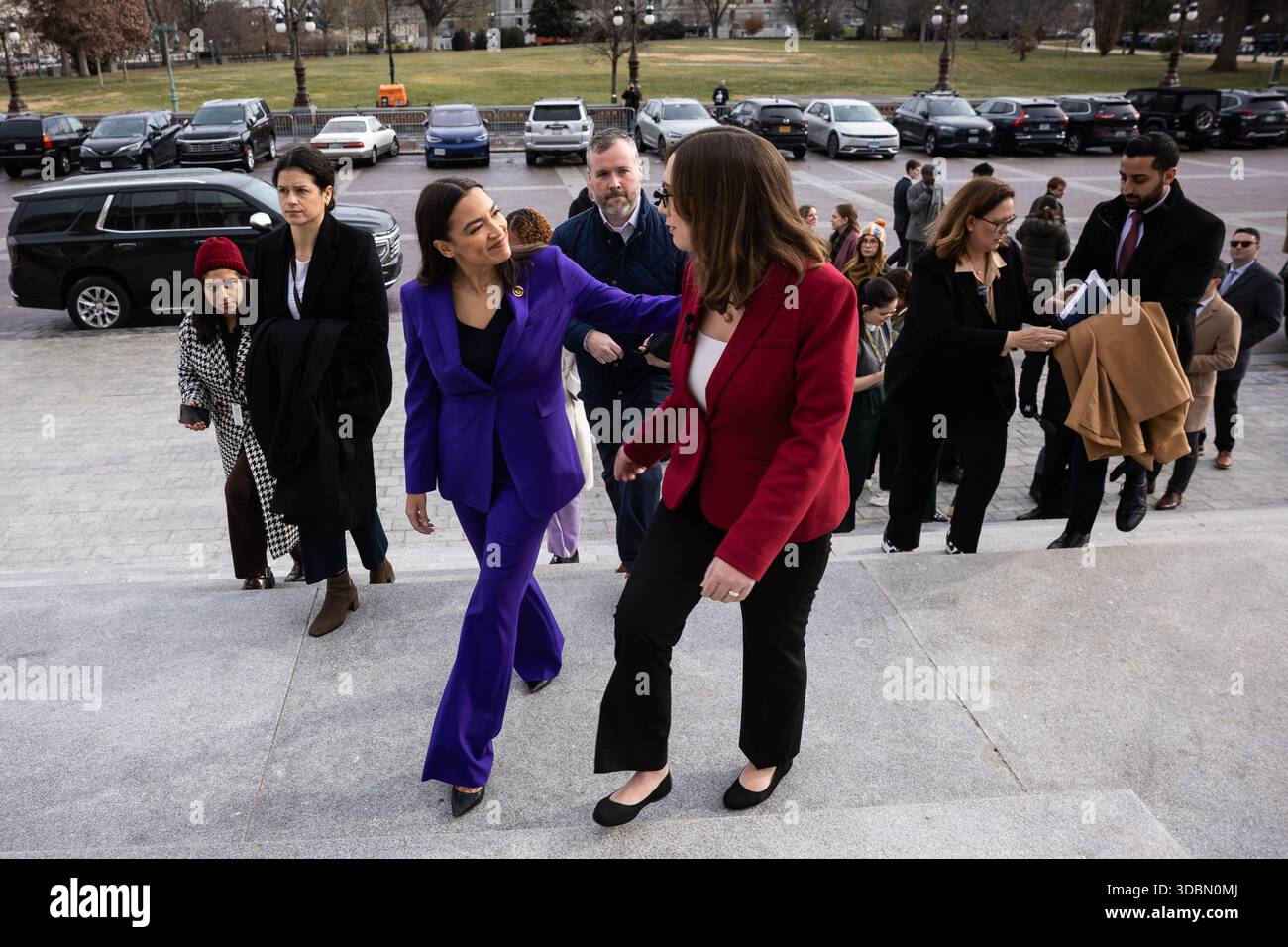 Reps. Alexandria Ocasio-Cortez (D-N.Y.) and Sarah McBride (D-Del ...