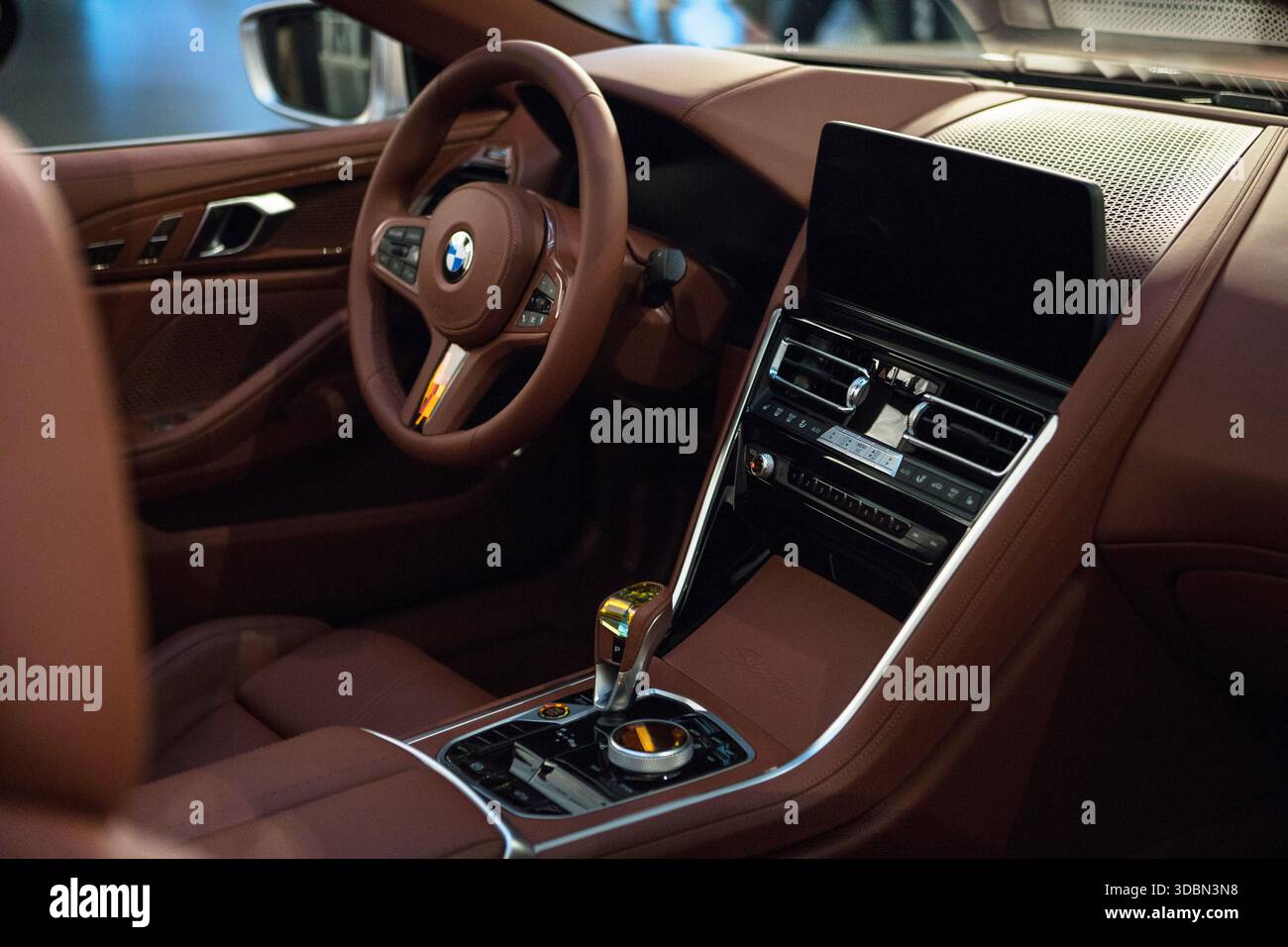 Torino, Italy. 16th December 2025. Detail of BMW Skytop interior and ...