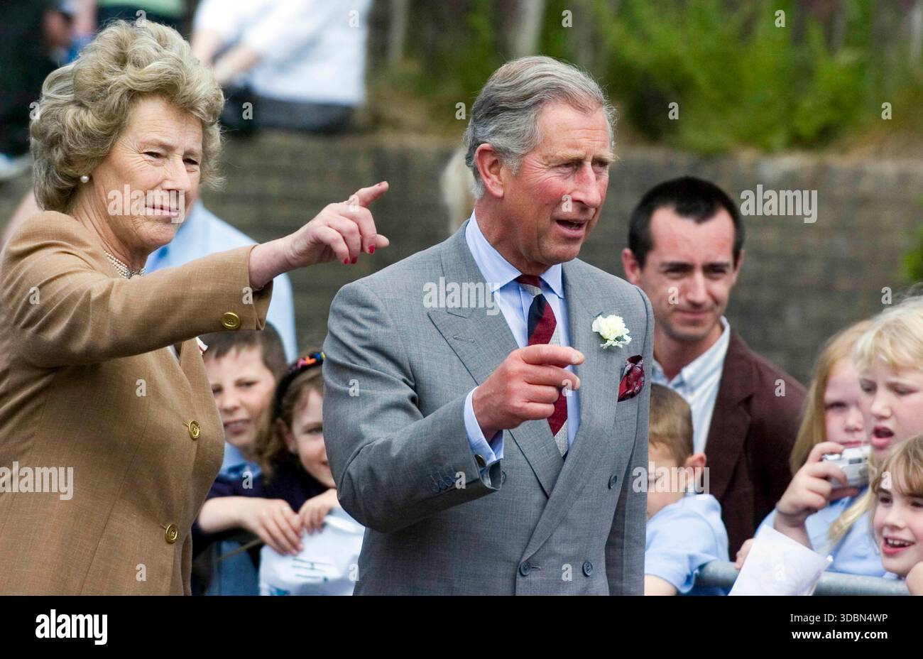 File picture from 6th June 2007 Prince Charles with the Lady Lieutenant ...