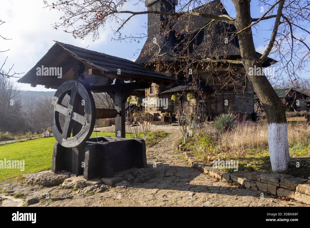 House wooden beam isolated hi-res stock photography and images - Alamy