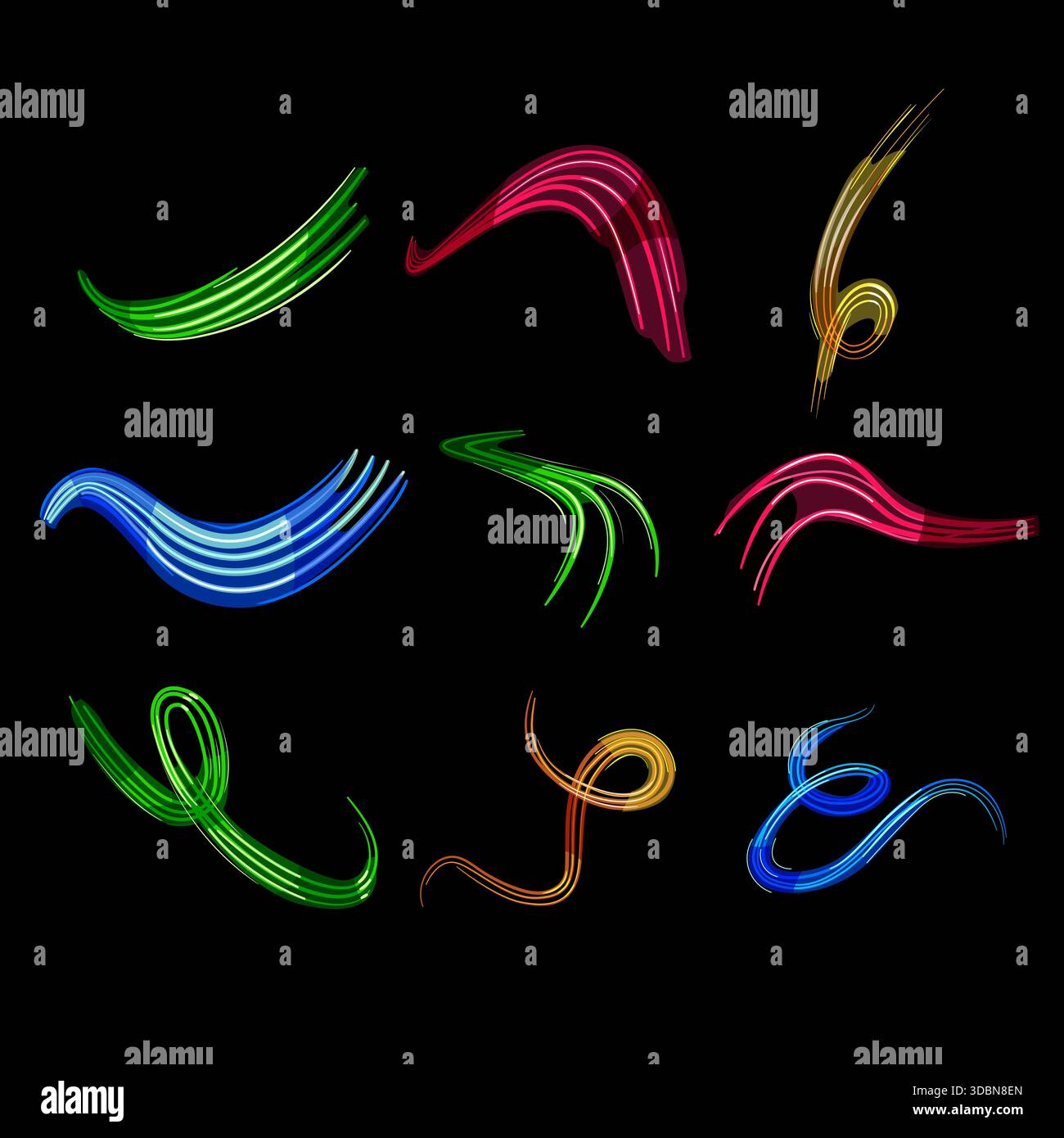 Abstract background light trail movement streaks Stock Vector Images ...
