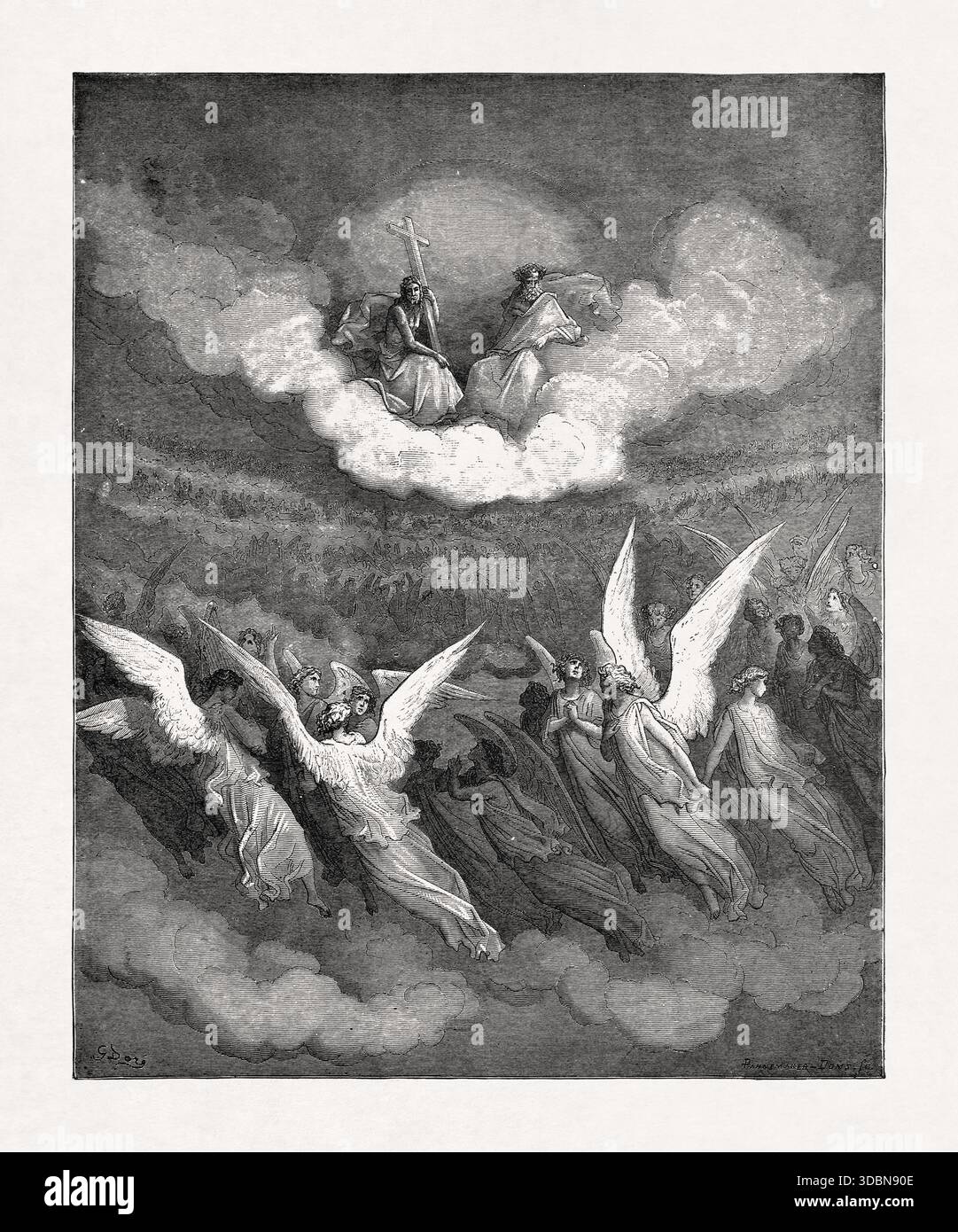 Triumph of christ dore hi-res stock photography and images - Alamy