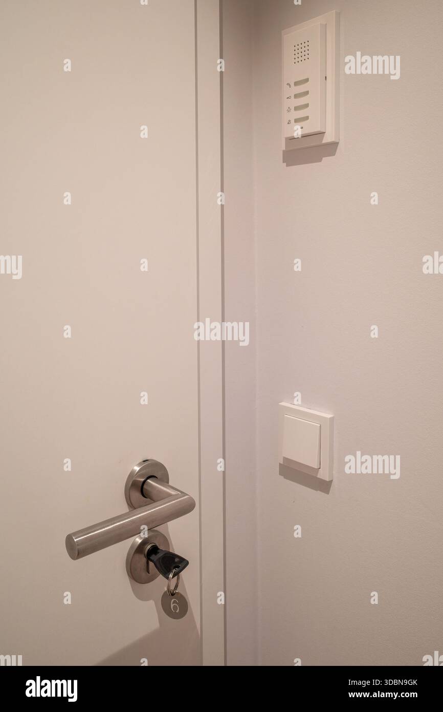 Door bell apartment hi-res stock photography and images - Alamy