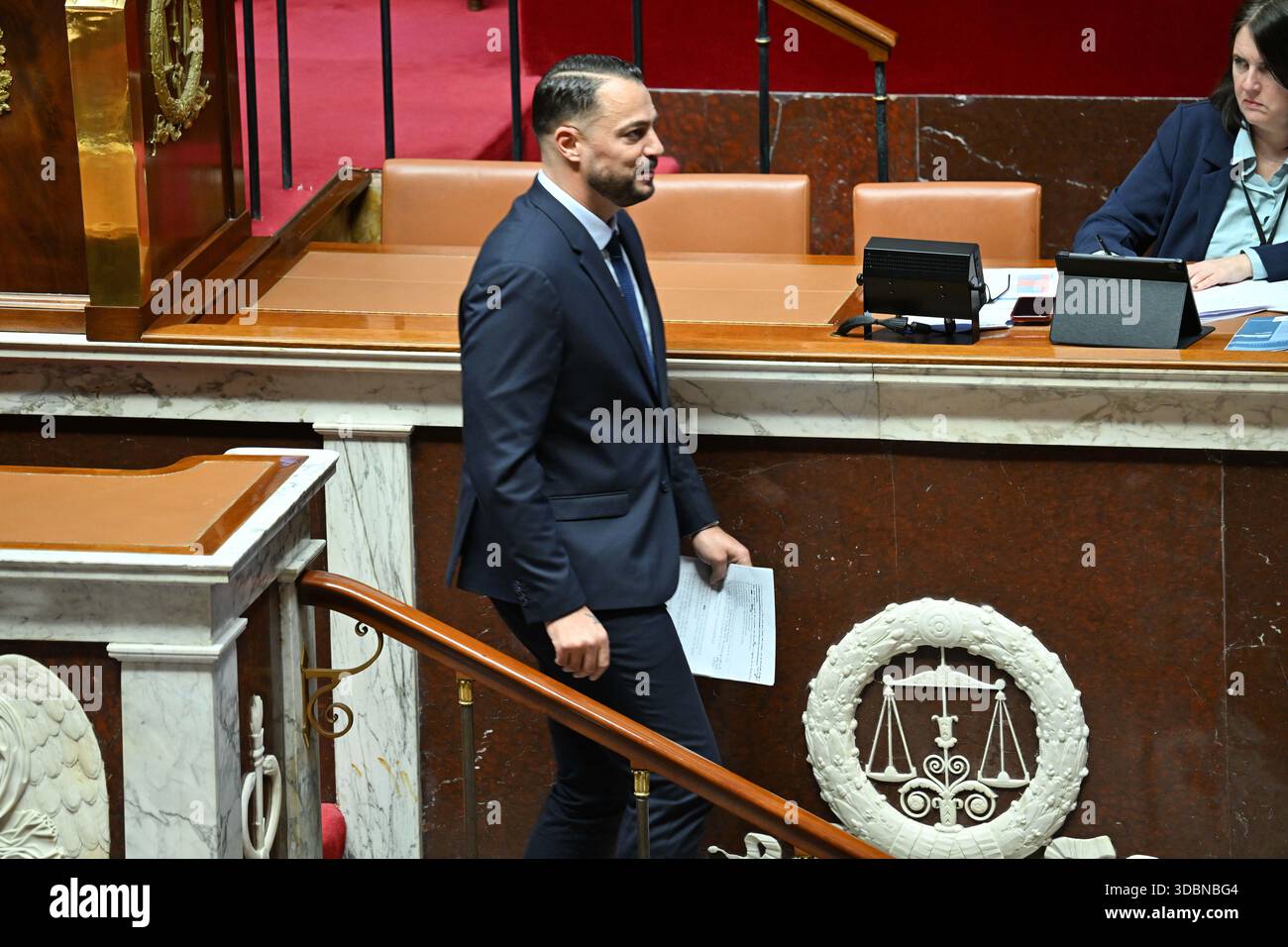 Sebastien Delogu, deputy during the government's statement on the fight ...