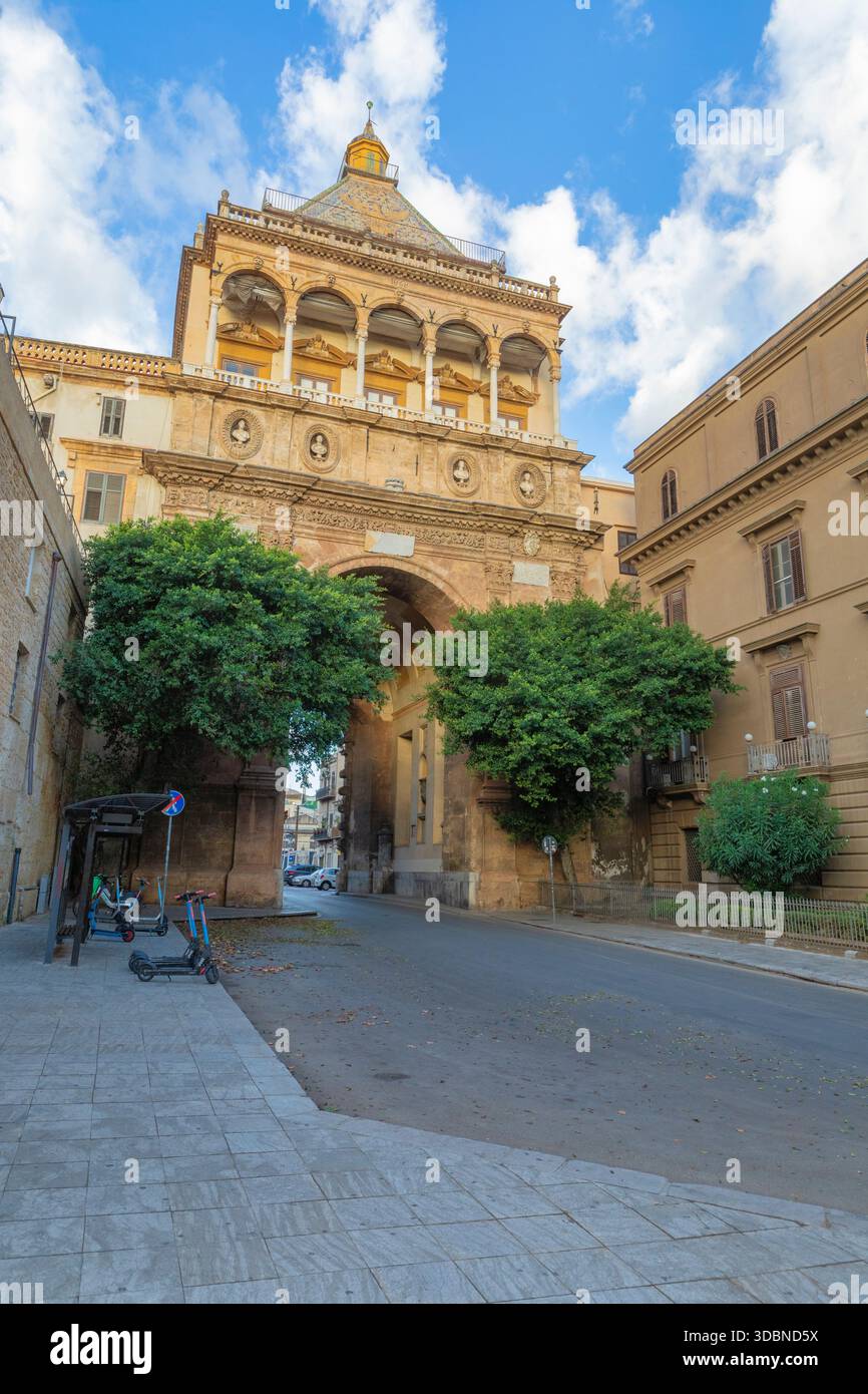 The Porta Nuova, a historic city gate built in the 16th century ...
