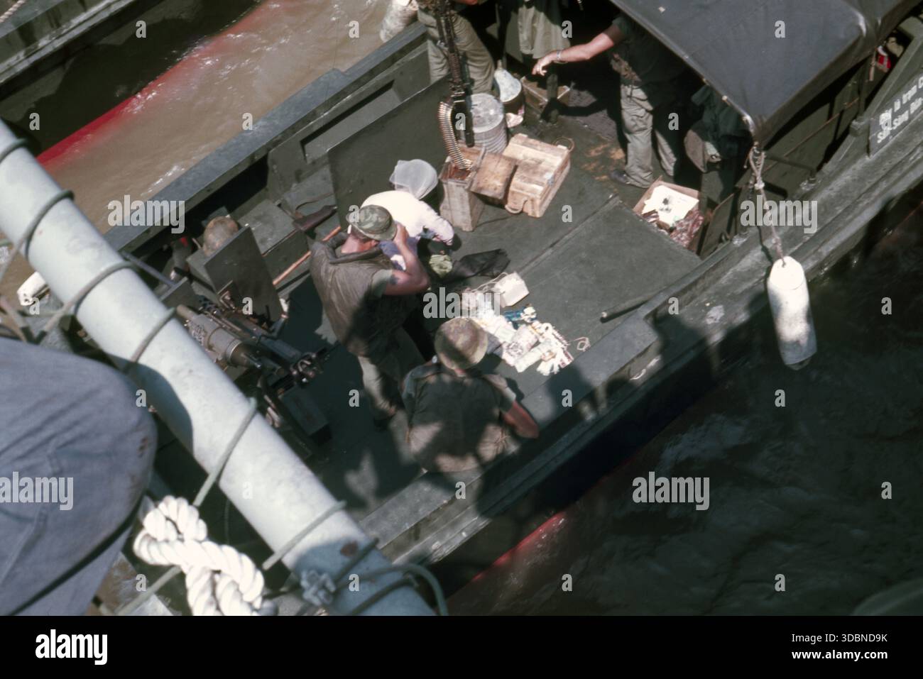 Vietnam War US NAVY USS Hunterdon County - PRR Patrol Boat River MK ...