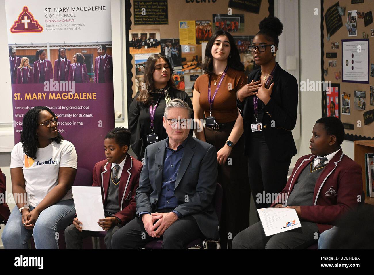 EMBARGOED TO 0001 THURSDAY DEDEMBER 18 Prime Minister Sir Keir Starmer ...