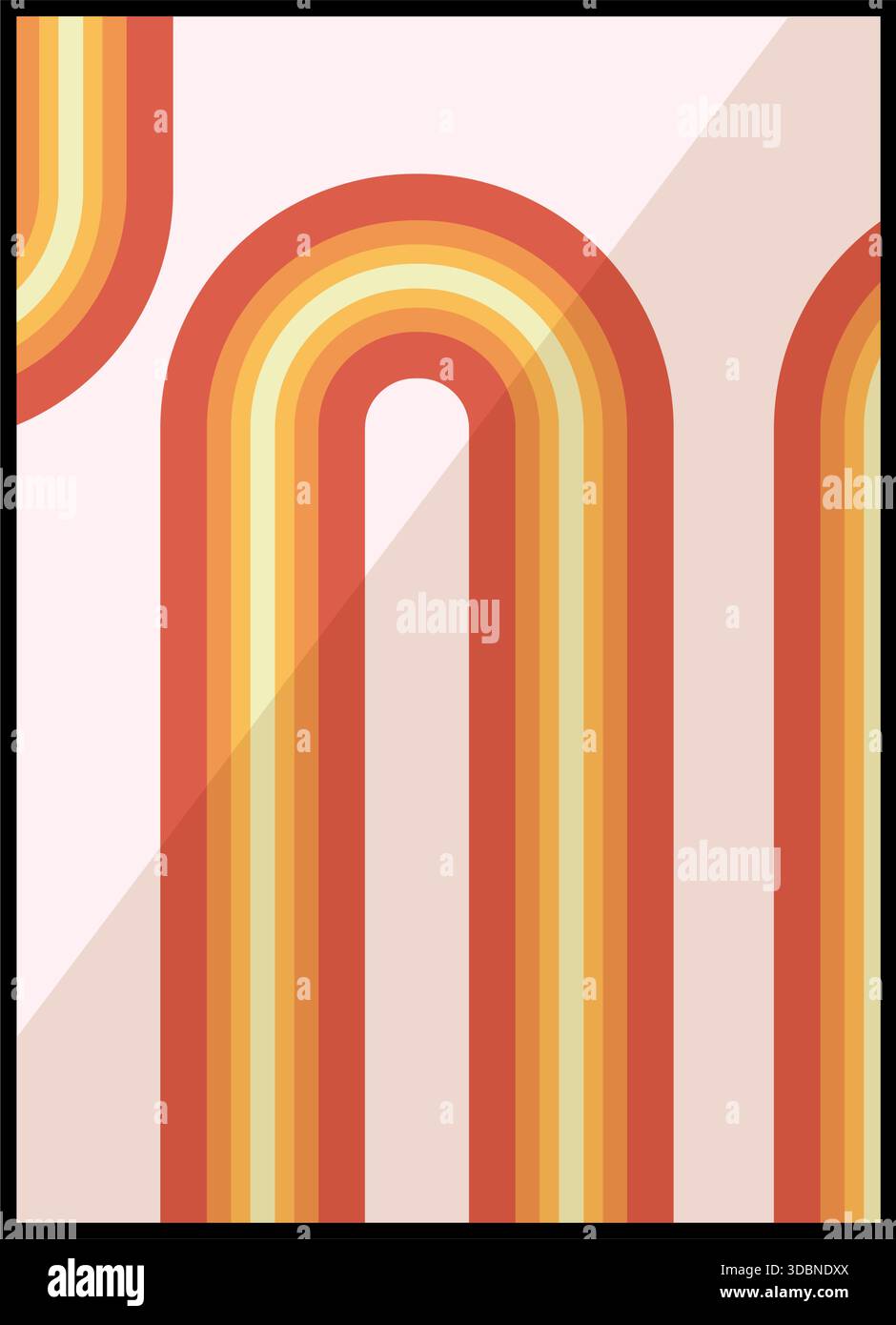 Orange yellow abstract retro gradient Cut Out Stock Images & Pictures ...
